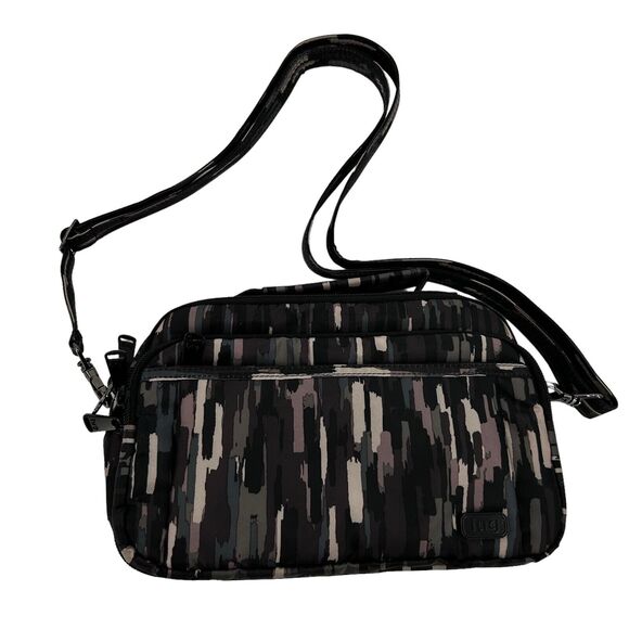 lug | Bags | Lug Scoop Rfid Handle Bag Crossbody Watercolor Black ...